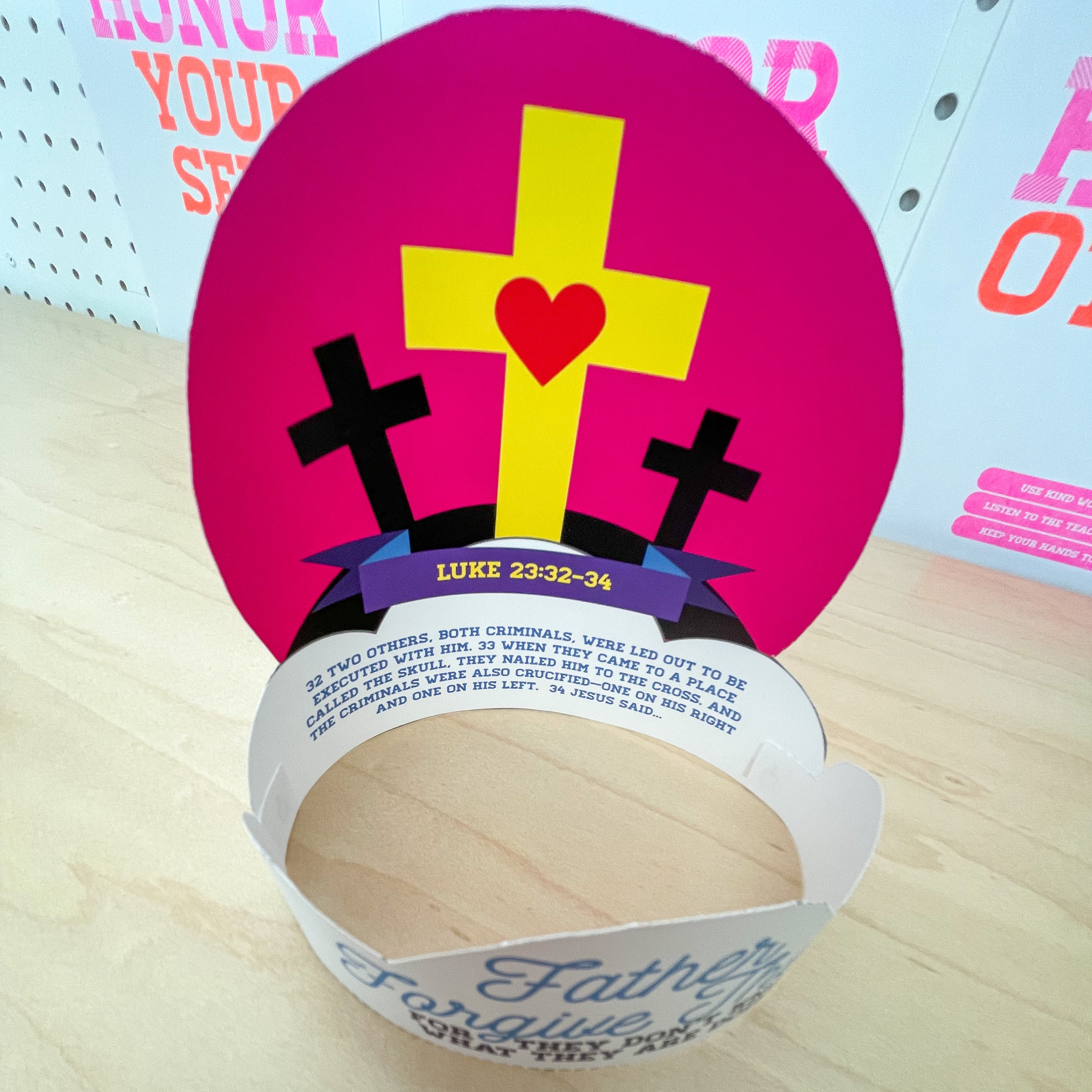 GOOD FRIDAY CRUCIFIXION Craft for Easter Pop up Printable Bible Lesson ...