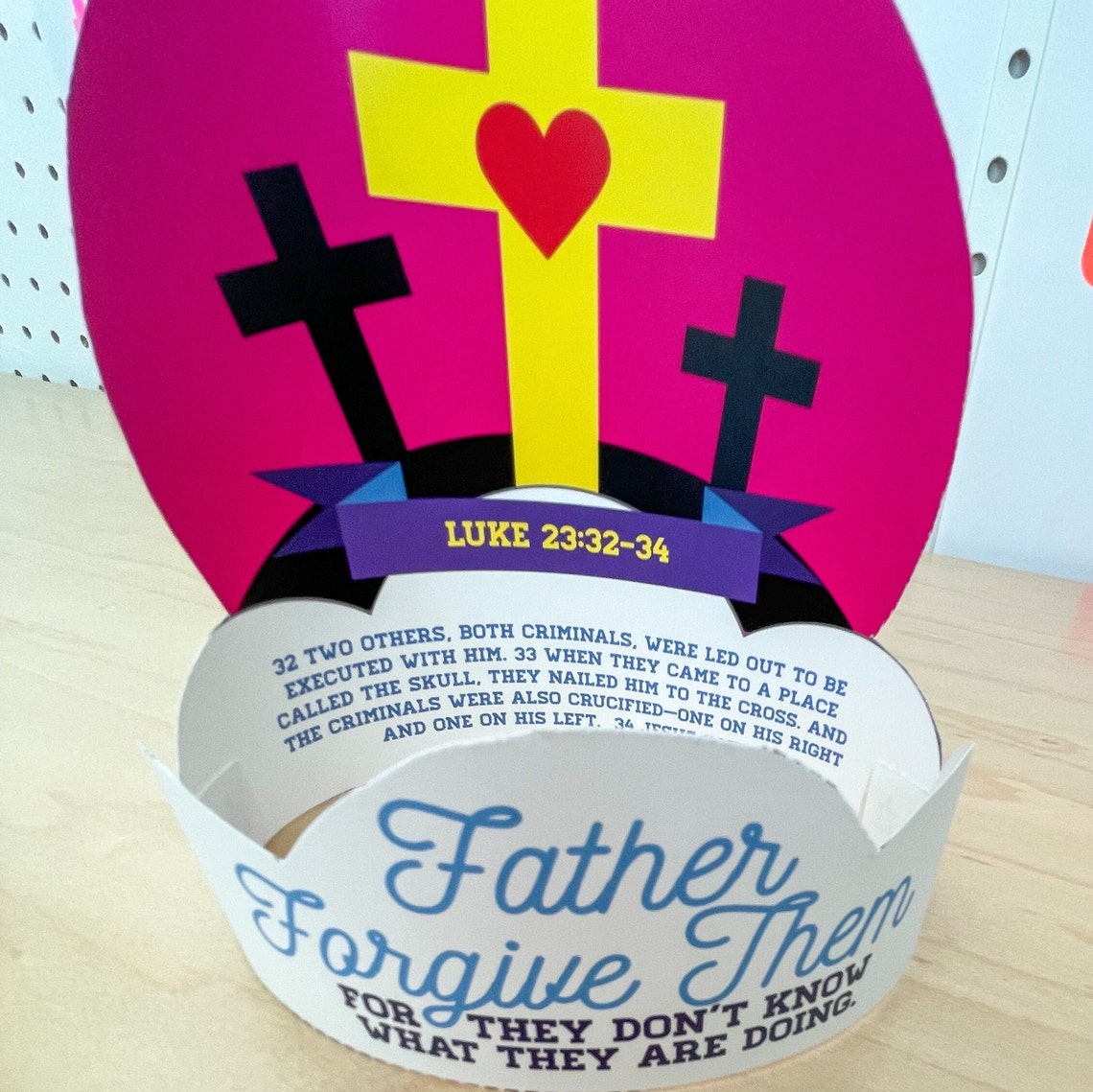 GOOD FRIDAY CRUCIFIXION Craft for Easter Pop up Printable Bible Lesson ...