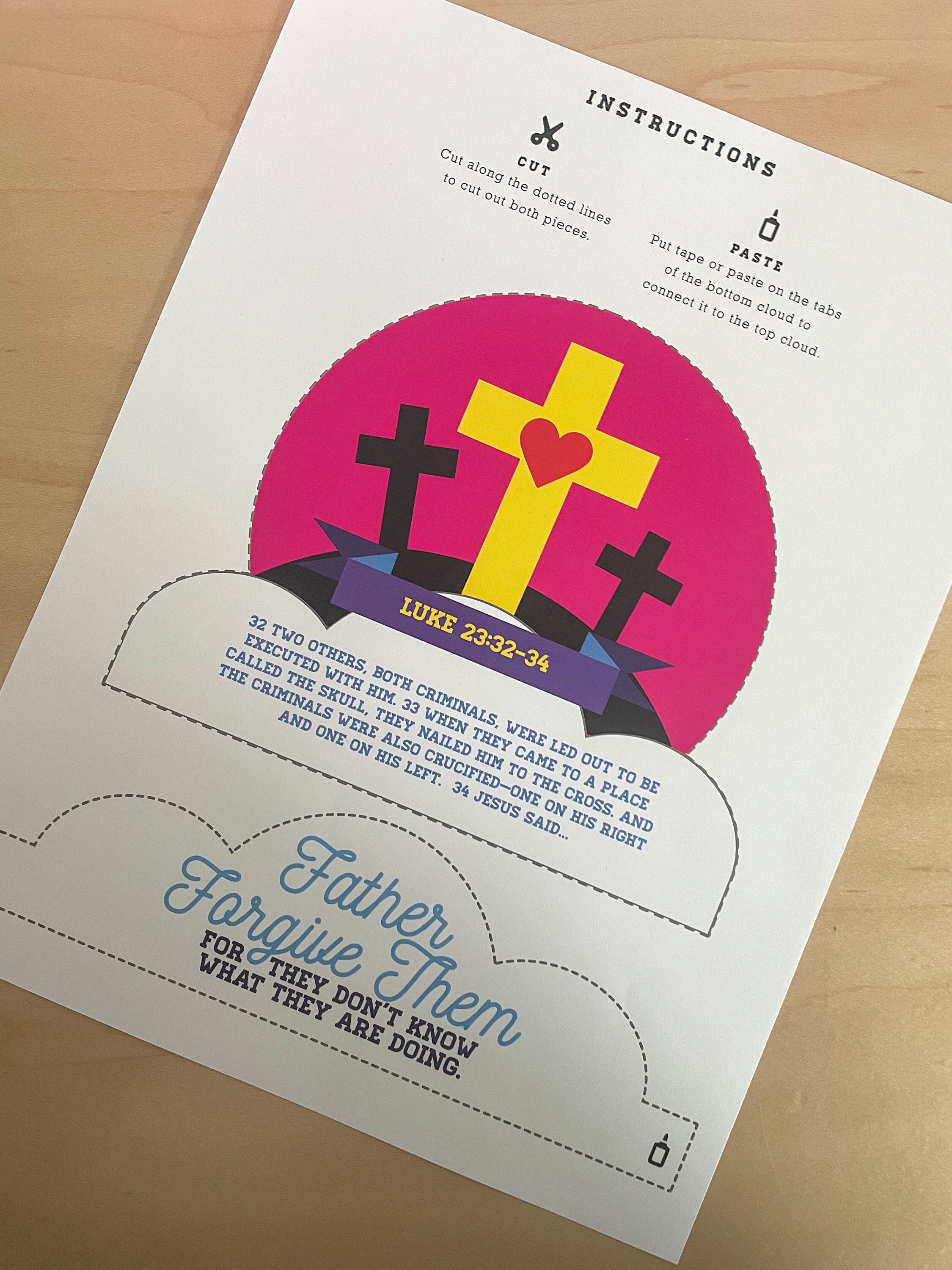 PRINTABLE CRAFT Good Friday Crucifixion Easter Craft Kids Bible Study printable-craft-good-friday-crucifixion-easter-craft-kids-bible-study
