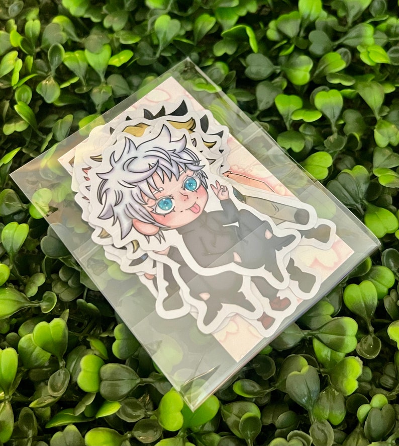 Jujutsu Kaisen Set | 10 Stickers | 3x3 | Vinyl Sticker | Decal | Anime ...