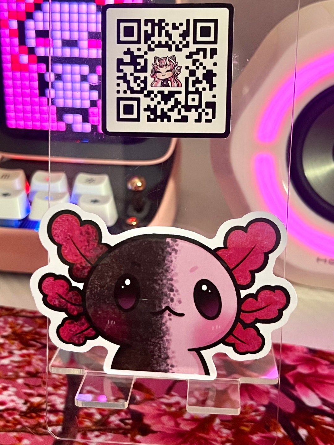 Chimera Axolotl ! | 3x3 | Vinyl Sticker | Decal | Axolotl | - Etsy