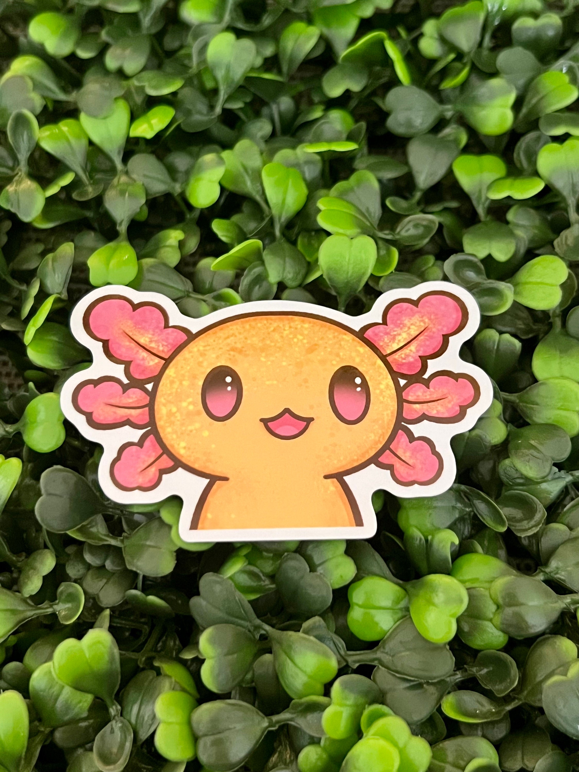 Yellow Axolotl ! | 3x3 | Vinyl Sticker | Decal | Axolotl | - Etsy