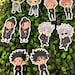 Jujutsu Kaisen Set | 10 Stickers | 3x3 | Vinyl Sticker | Decal | Anime ...