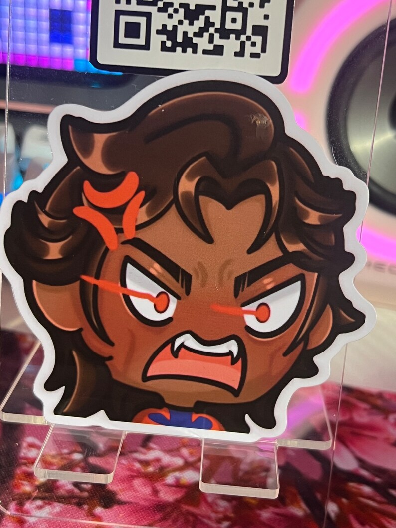 Miguel O’hara Angry! | 3x3 | Vinyl Sticker | Decal | Spiderman 2099 - Etsy