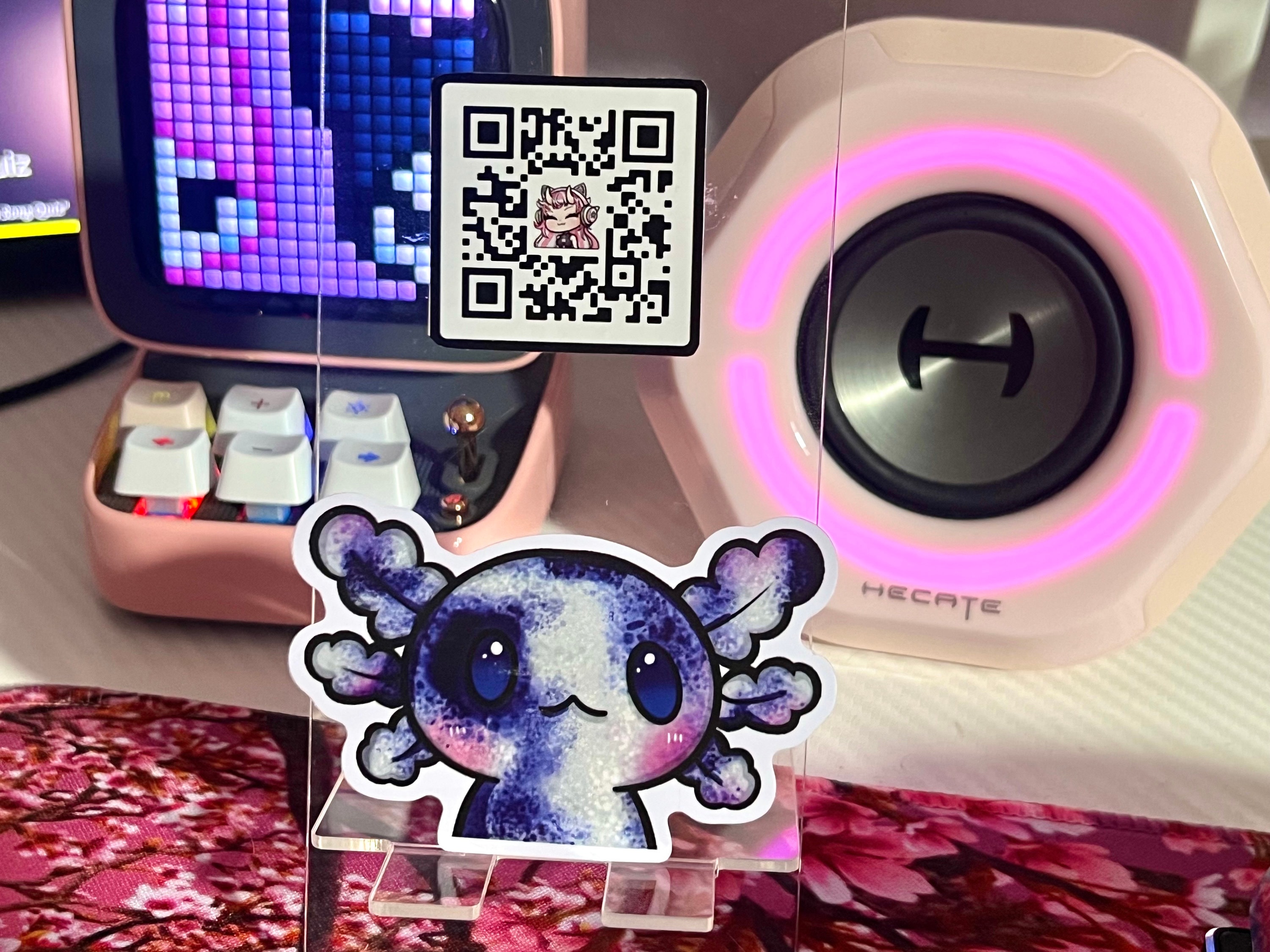 Mosaic Axolotl 3x3 Vinyl Sticker Decal Axolotl - Etsy