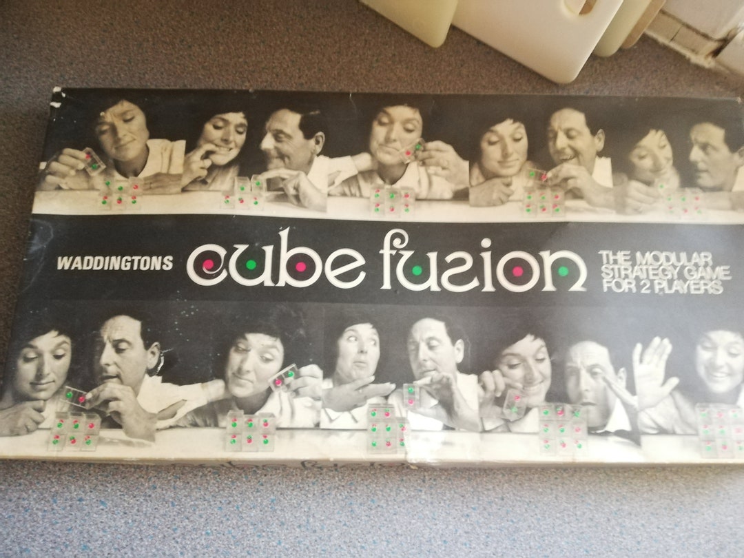 Cube Fusion Board Game 1960's - Etsy