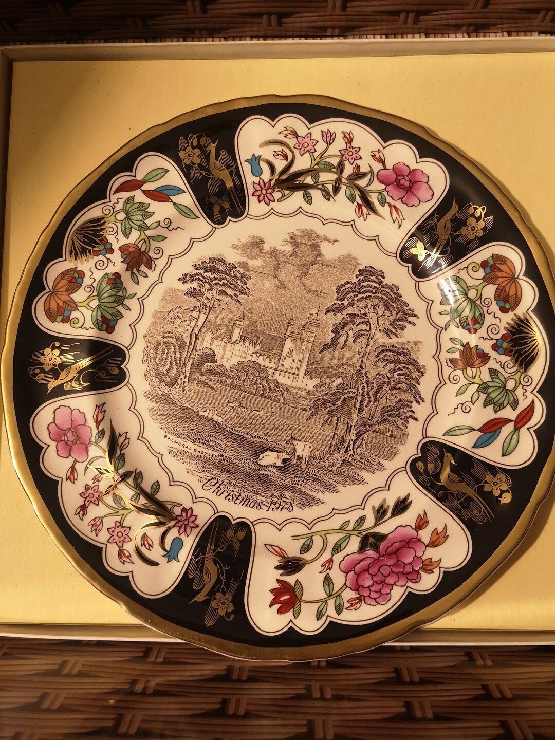 Masons Christmas 1978 Decorative Plate. Balmoral Castle 10" - Etsy