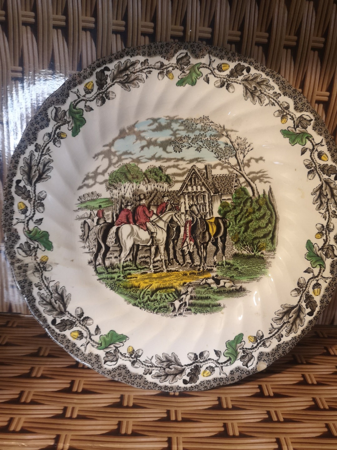Myotts Country Life Round Dinner Plate 25.5cm Diameter - Etsy