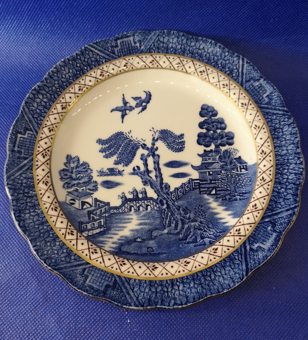 Booths Old Real Willow Side Plate 17cm Diameter - Etsy