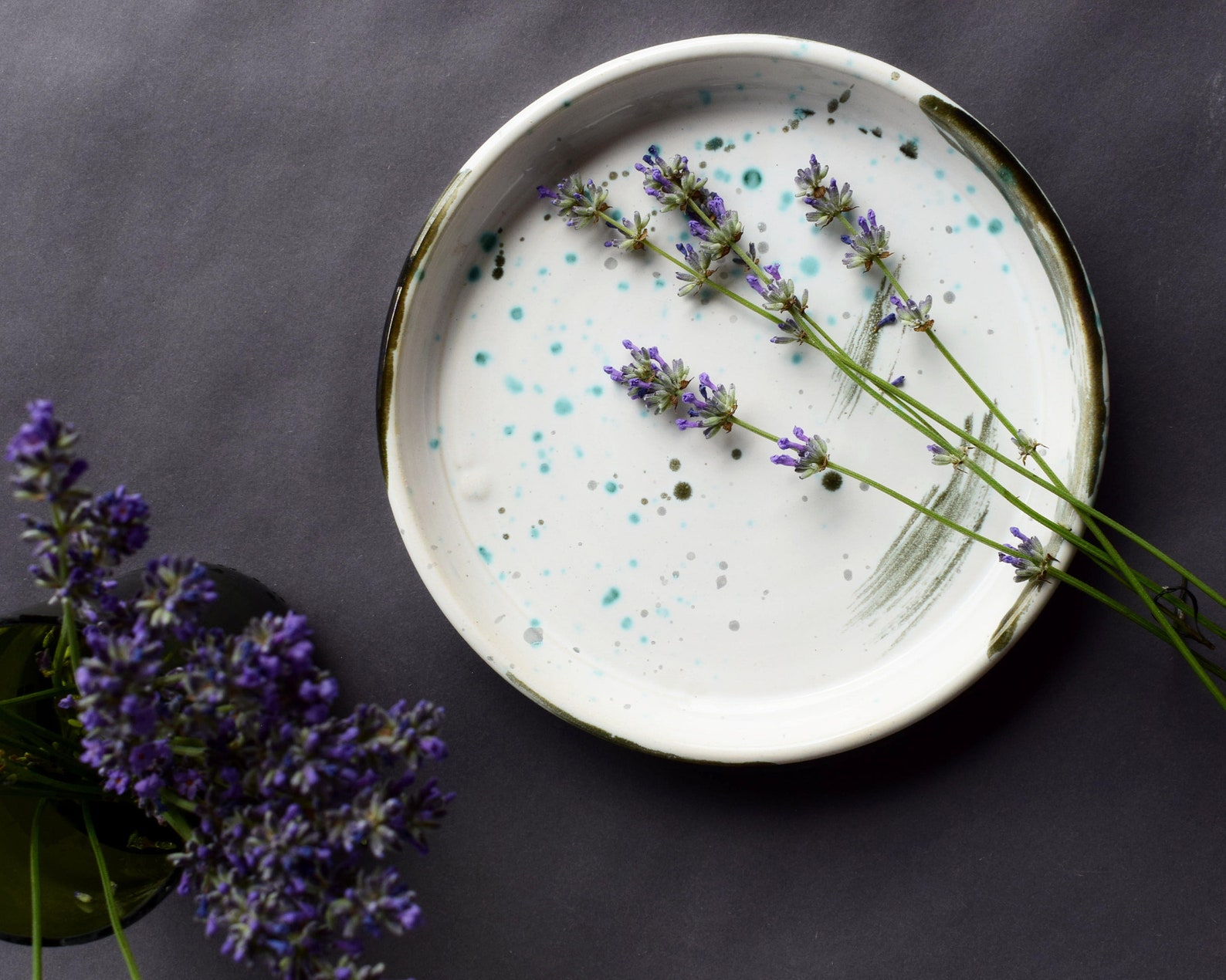 Ceramic Dessert Plate, Pottery Cake Plate, Modern Ceramic Dessert ...