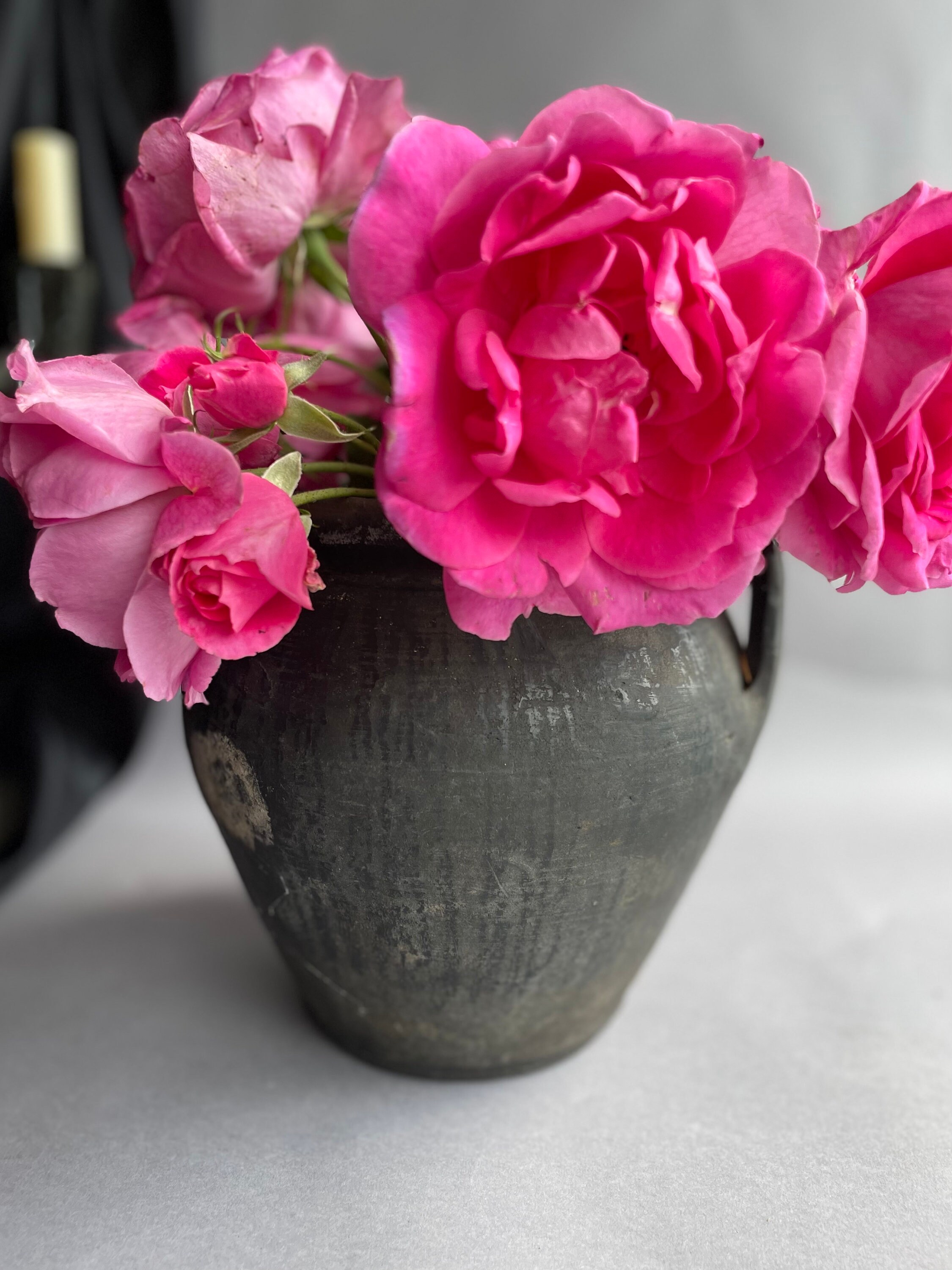 Old Black Pots, Vintage Pottery, Antique Clay Vessel, Rustic Ceramic ...