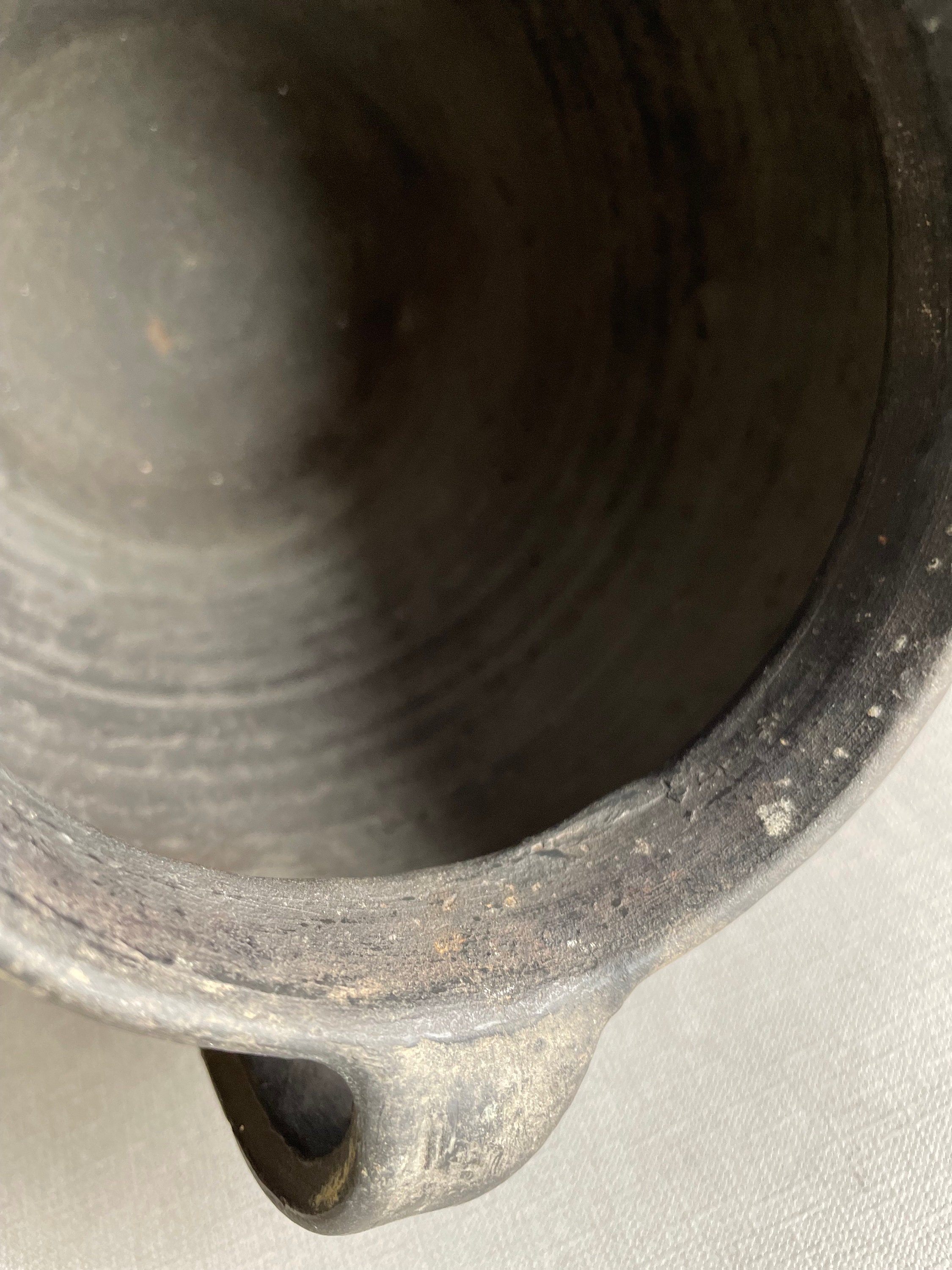 Old Black Pots, Vintage Pottery, Antique Clay Vessel, Rustic Ceramic ...