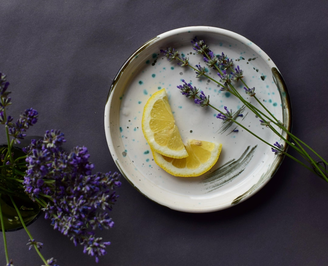 Ceramic Dessert Plate, Pottery Cake Plate, Modern Ceramic Dessert ...