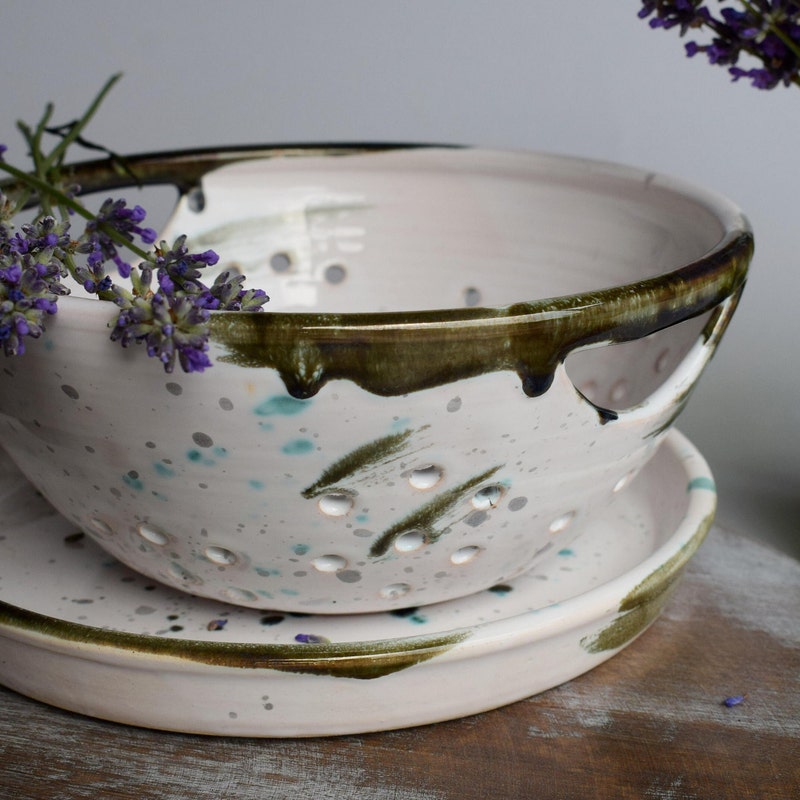 Ceramic Colander - Etsy