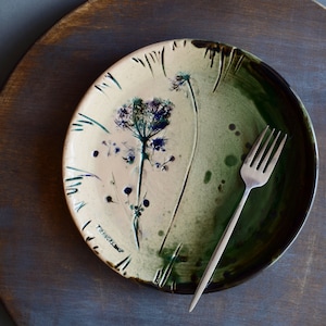 Unique Dinnerware Plates, Ceramic Dinner Plate, Rustic Breakfast Plate ...