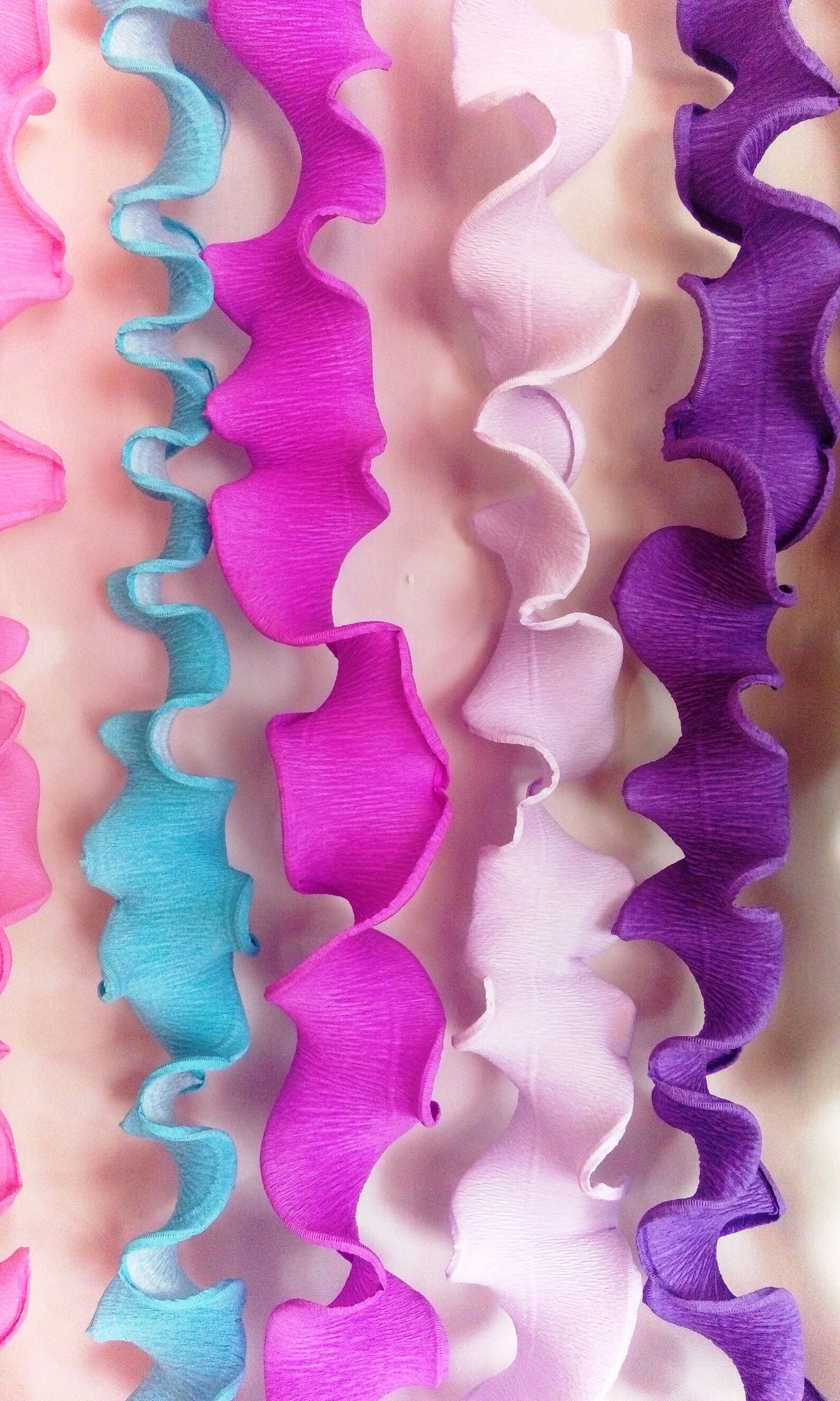 12 Streamers Strands Backdrop Table Skirt Wall Pastel Decor - Etsy