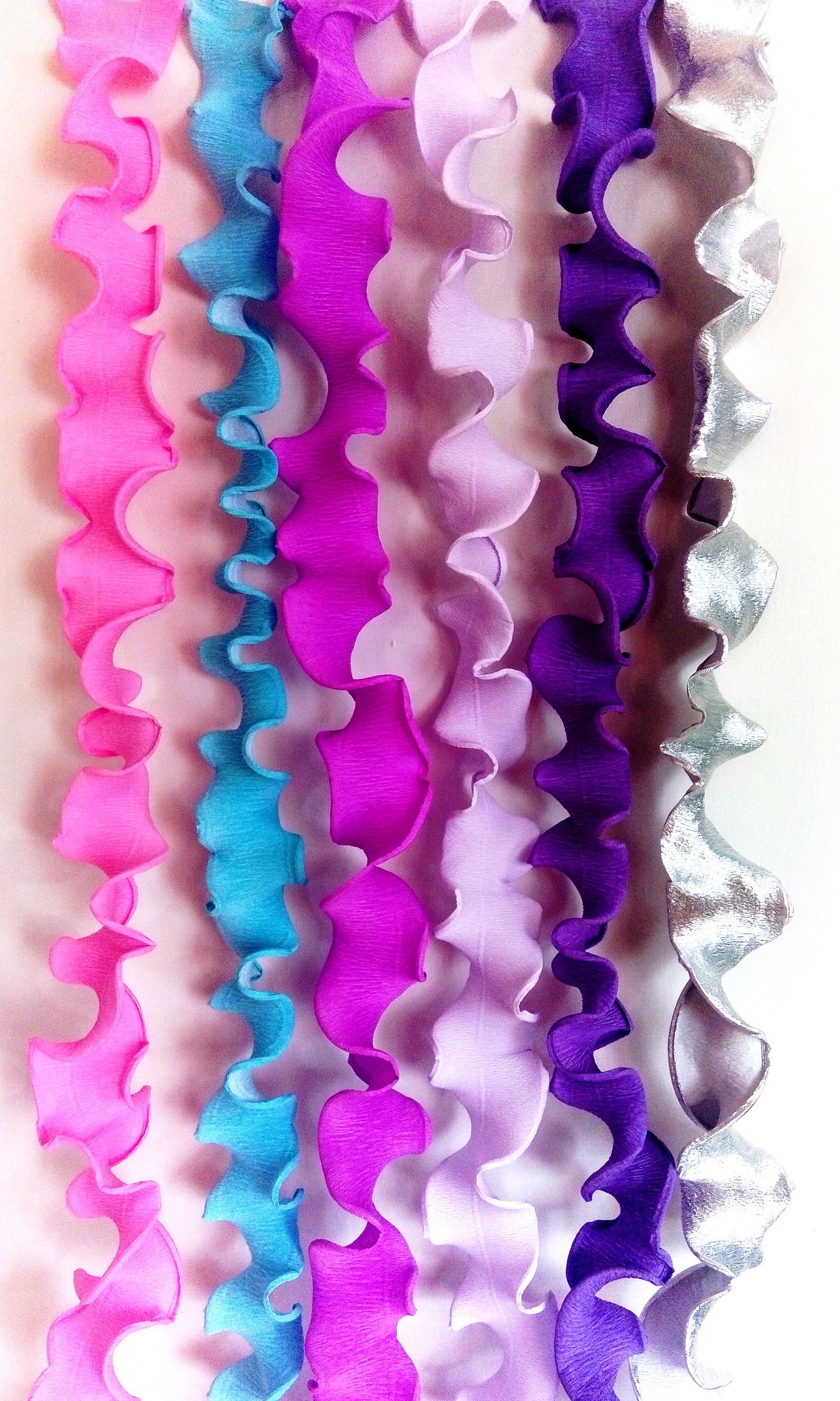 Mexican Fiesta Streamers Backdrop Rainbow Wall Decor Ruffled | Etsy