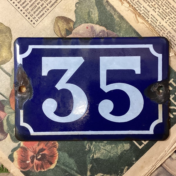 French House Numbers - Etsy