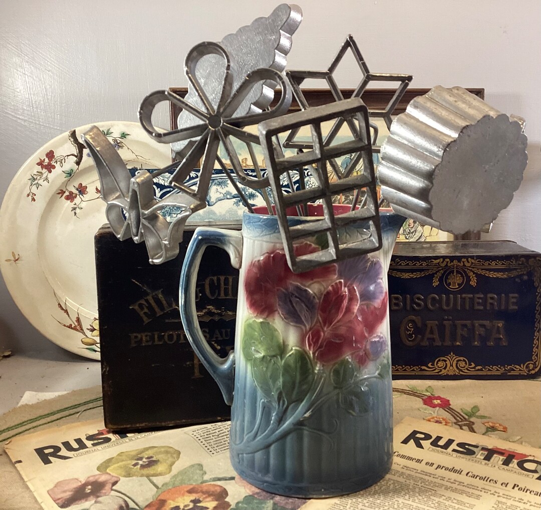 Set of 7 French Antique/vintage Fritter Irons, Donuts Irons, Fers à ...