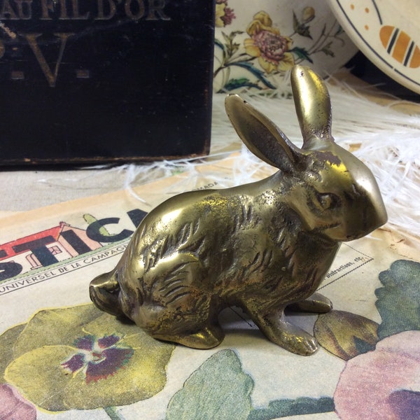 Brass Rabbit - Etsy