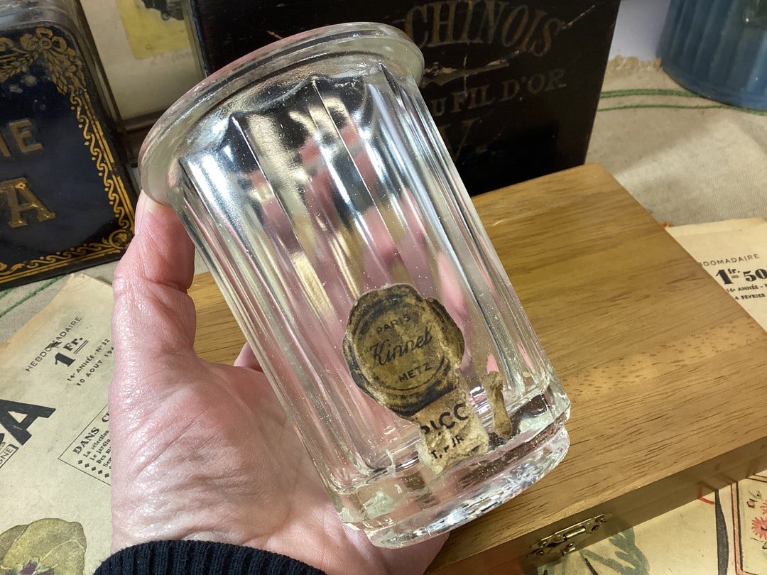 French Antique Kinnel Jam Jar, Antique Jelly Glass Jar, Antique ...