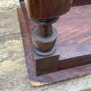 French Antique Oak Foot Stool French Antique Rustic Foot Rest Stool ...