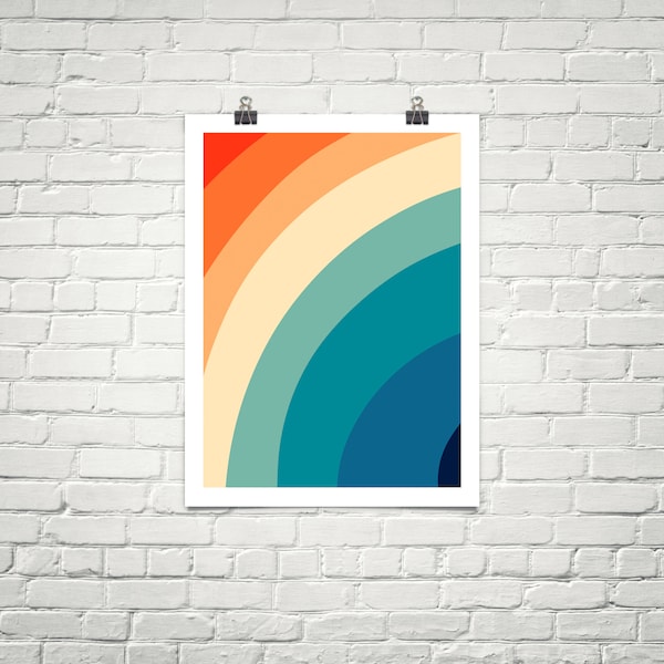 Colorful Map Poster. Map of the World. Map Art. World Map Wall Art ...