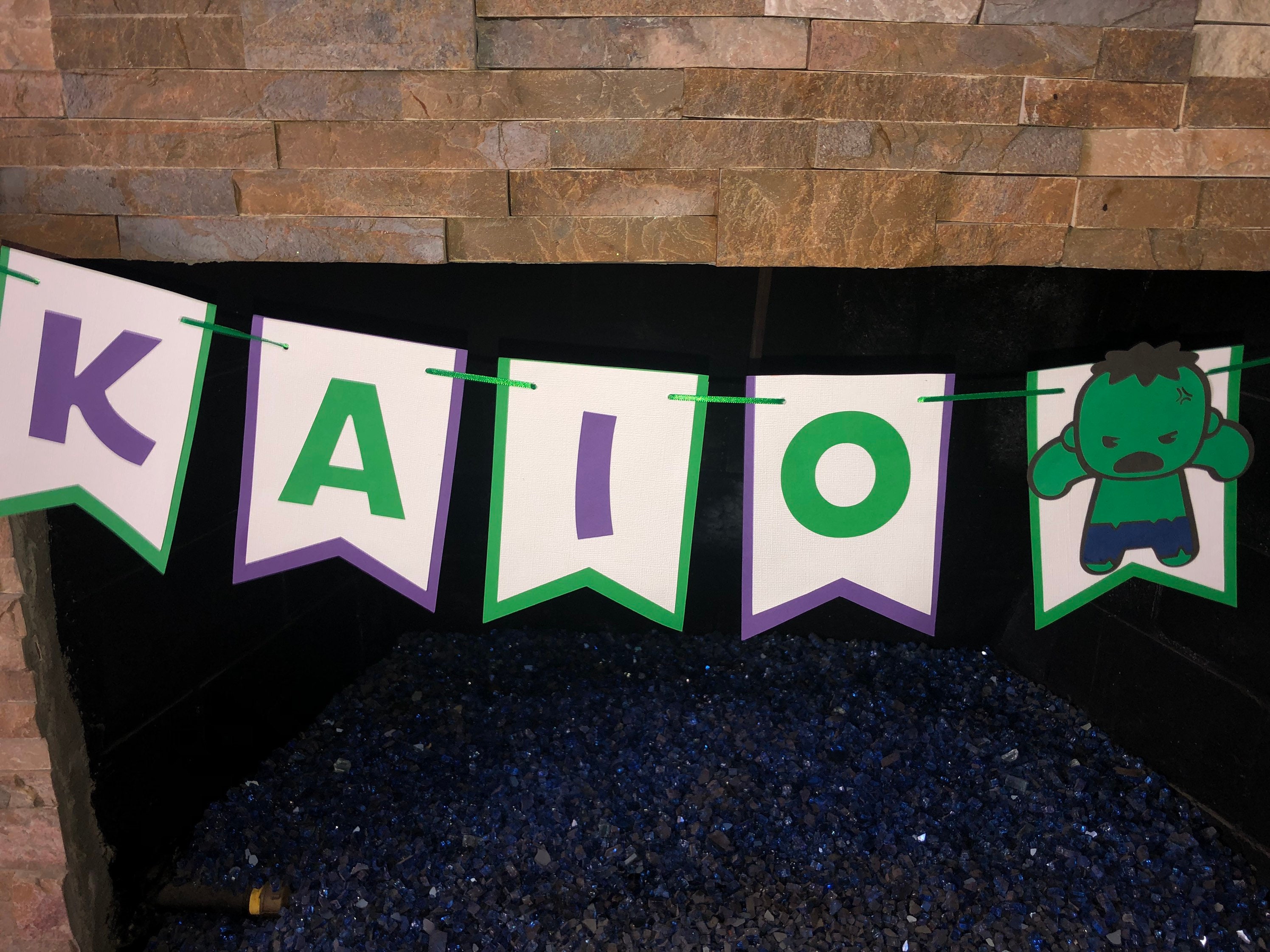 Customized Name Smash Banner Superhero Theme Party | Etsy