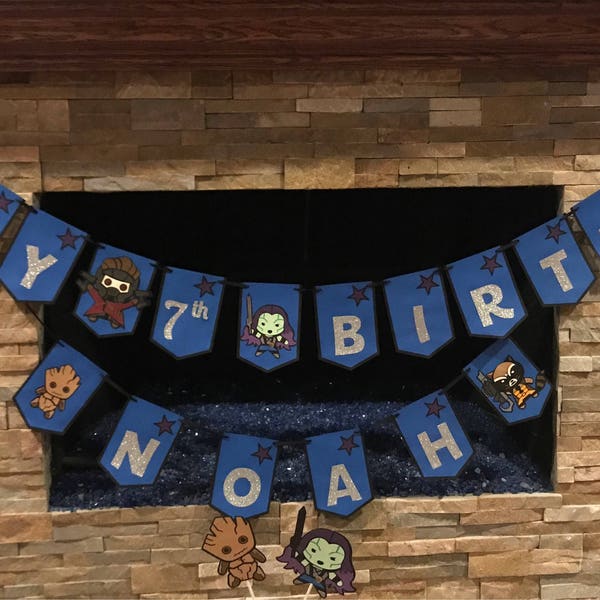 Galaxy Birthday Banner - Etsy