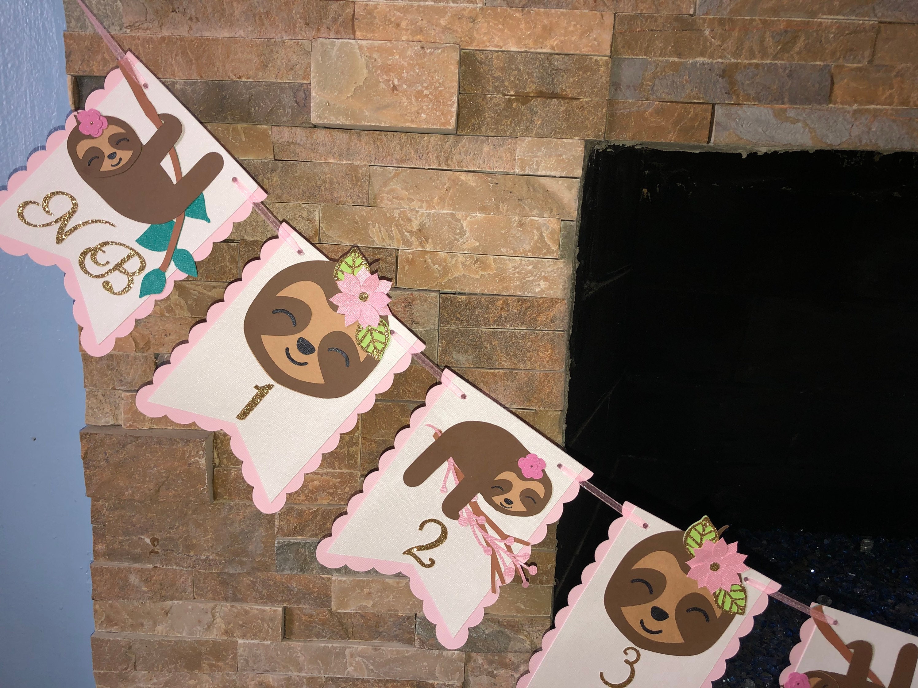 Party Décor Party Supplies Sloth Theme party decorations/birthday decor ...