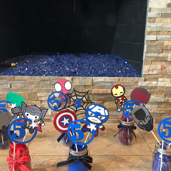 Superhero Centerpieces - Etsy