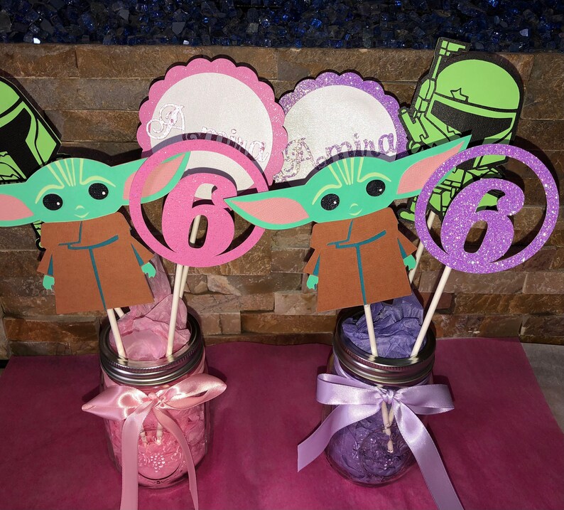 Customized Age Centerpiece Set - Etsy