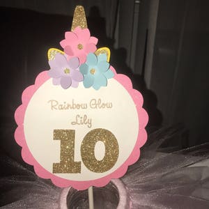 Gold Unicorn - Table Number - Etsy