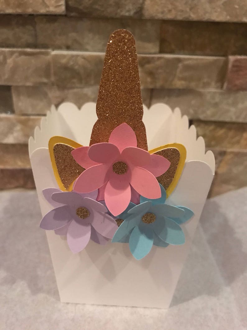 Unicorn Popcorn/candy - Small Box - Etsy