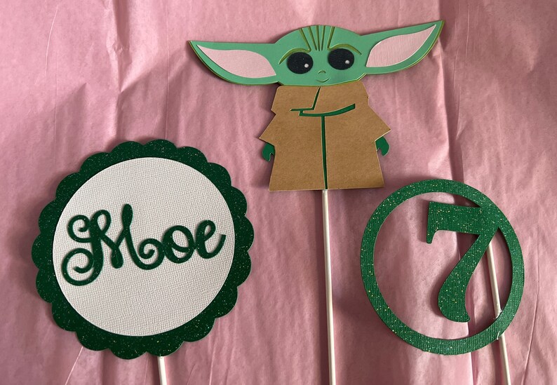 Customized Age Centerpiece Set - Etsy