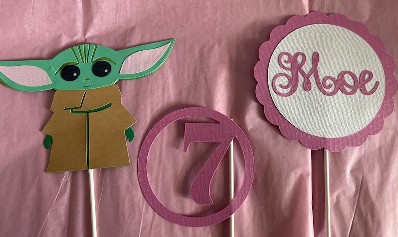 Customized Age Centerpiece Set - Etsy