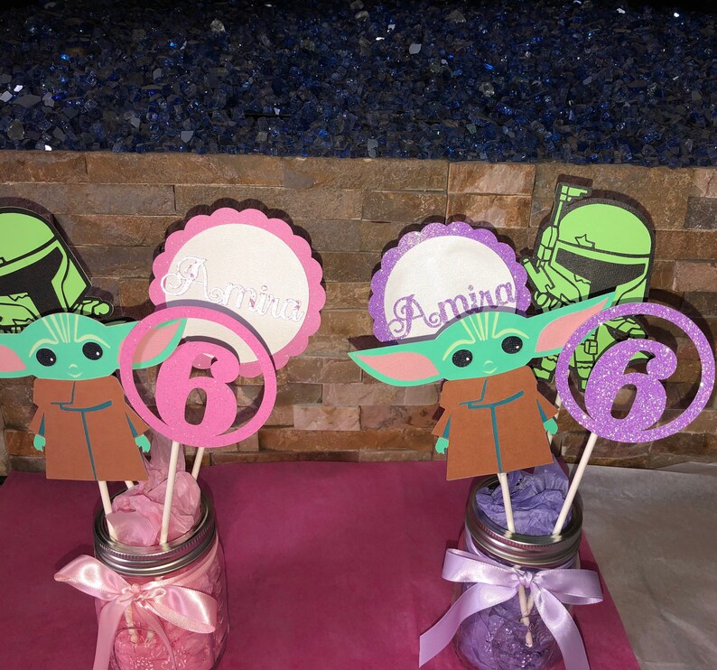Customized Age Centerpiece Set - Etsy