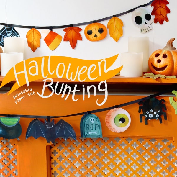 Halloween Bunting - Etsy