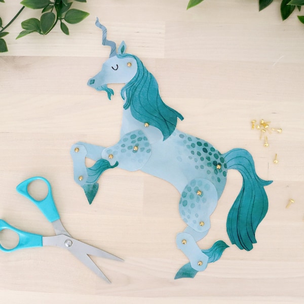 Jointed Paper Puppet - Etsy