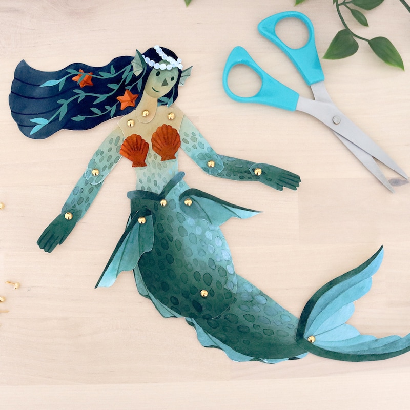 Mermaid Paper - Etsy