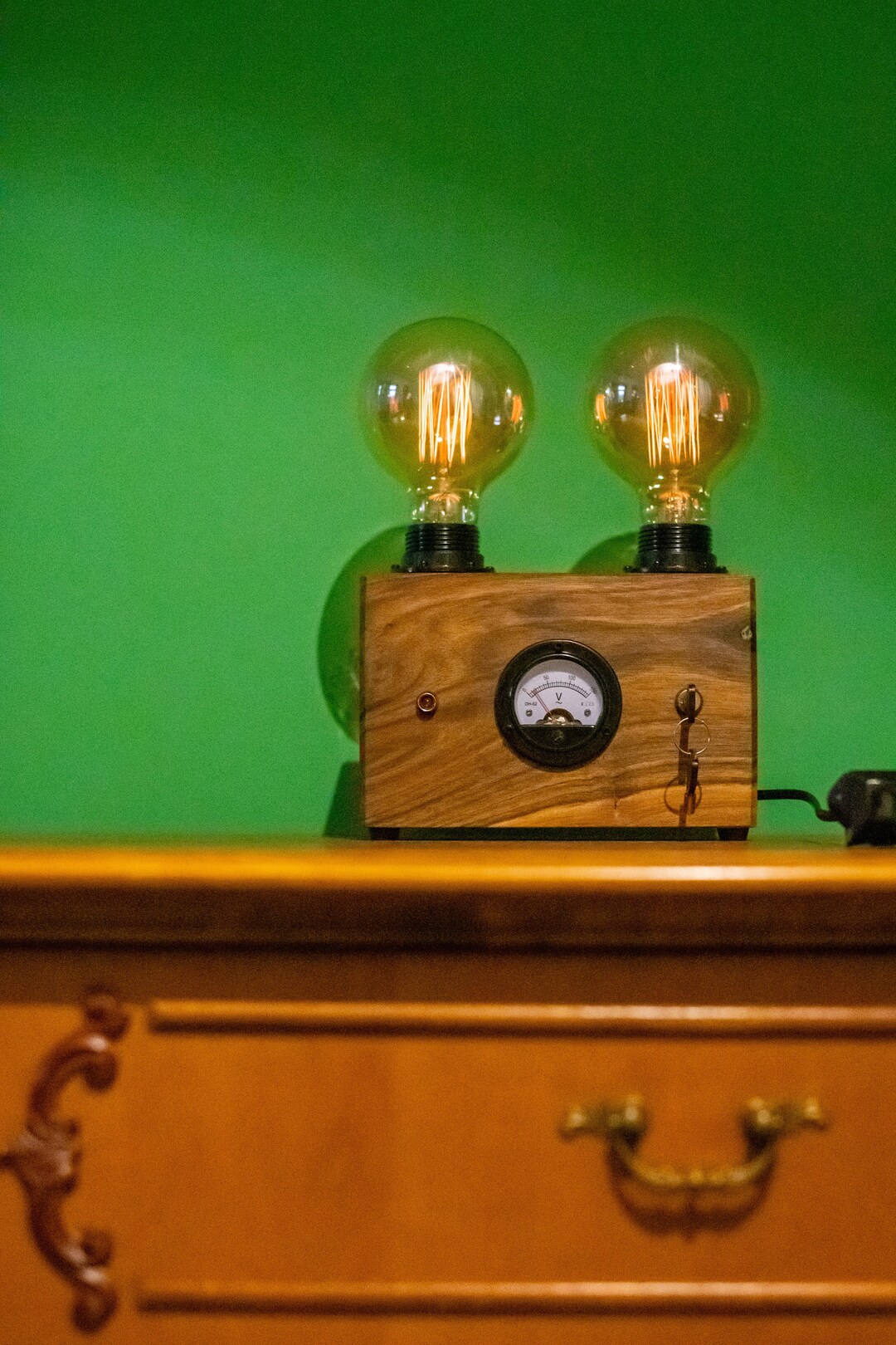 Steampunk Lamp.rustic Lamp.edison Lamp.edison Bulb.vintage Lamp ...