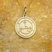 Dainty 14k Solid Gold Sigil of Lilith Necklace, Personalized Sigil of ...