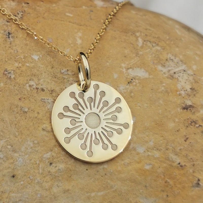 Dandelion Necklace - Etsy