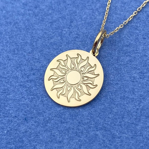 Sun Pendant - Etsy