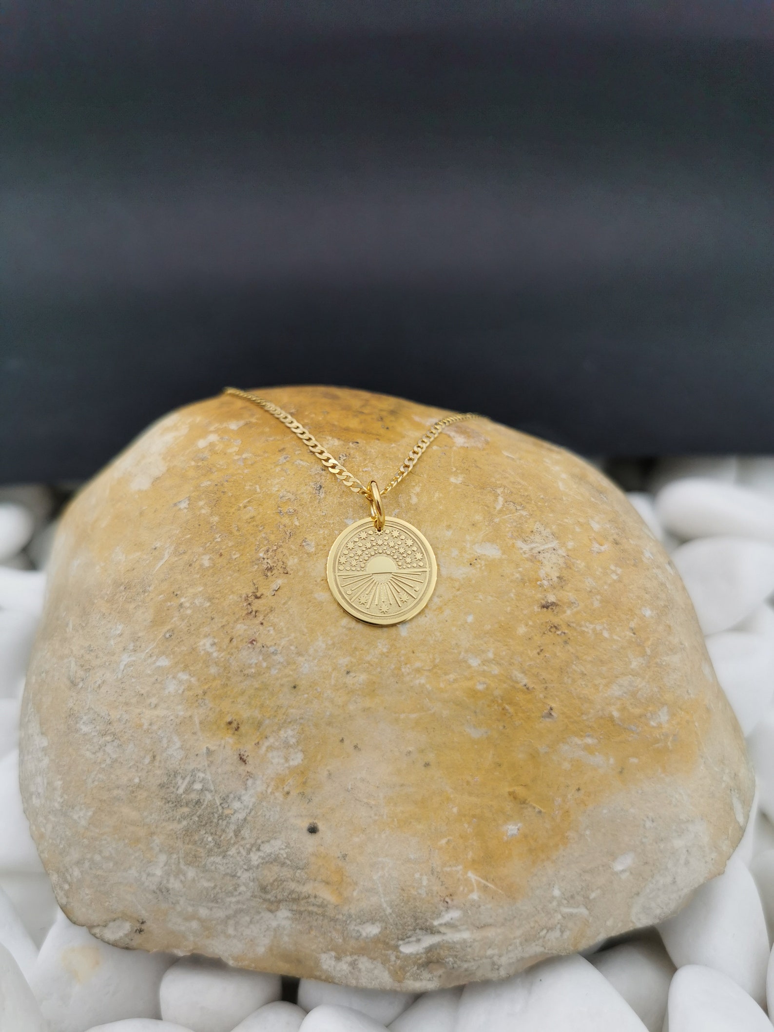 Dainty 14k Solid Gold Star System Necklace Personalized Star - Etsy