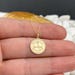 Dainty 14k Solid Gold Sigil of Lilith Necklace, Personalized Sigil of ...