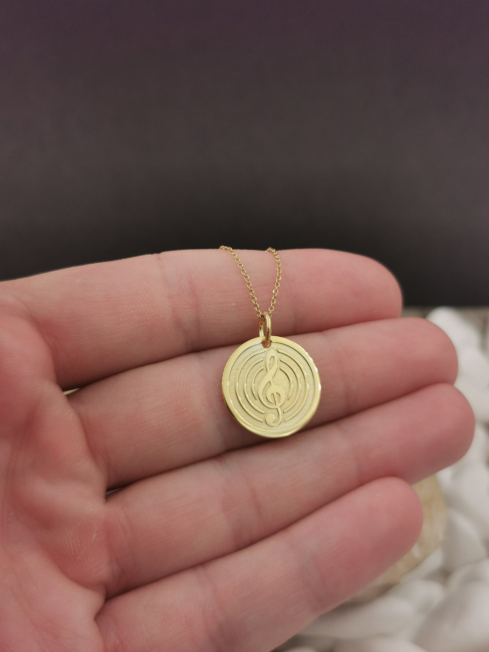 14k Solid Gold Sol Key Necklace 16.5mm Sol Key Pendant - Etsy