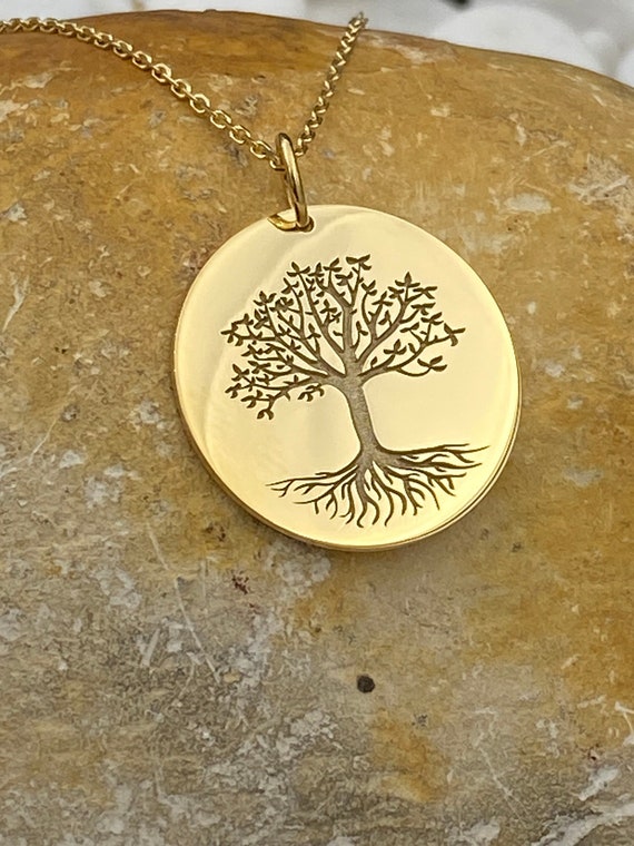 Personalised tree of life pendant store
