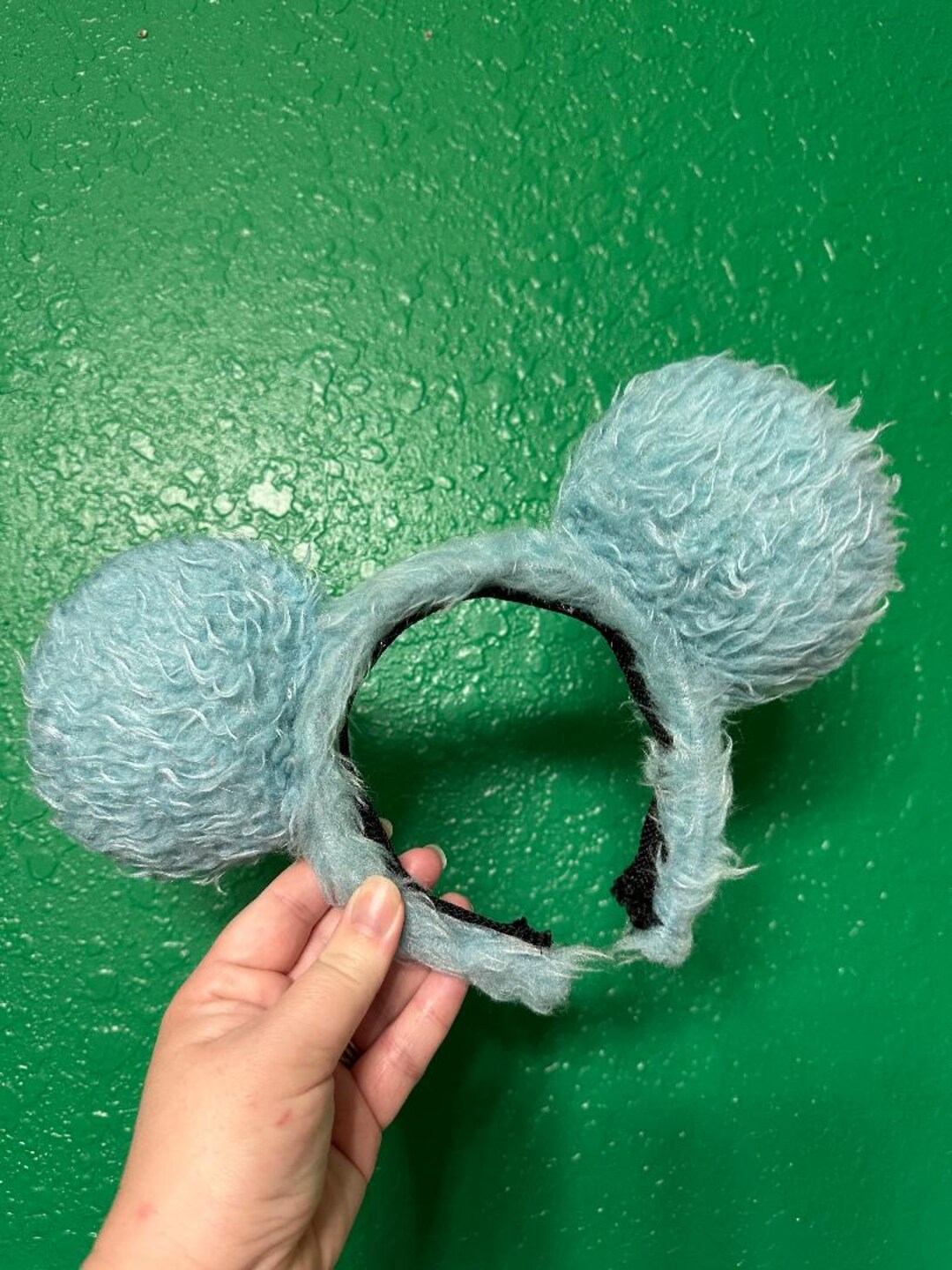Handmade Blue Fuzzy Mouse Ears Cute Mouse Ears for Vacation - Etsy