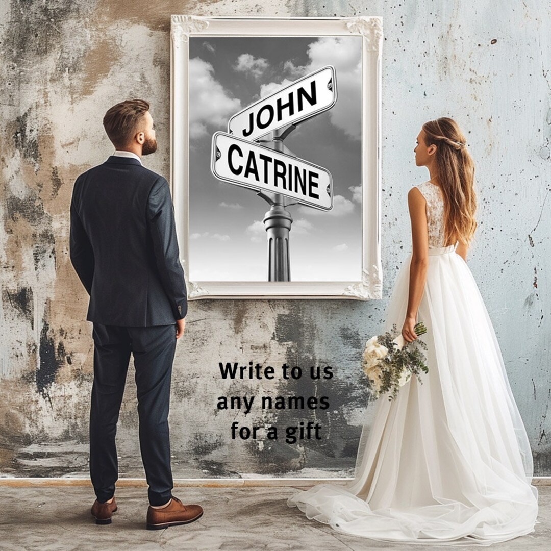 Couple Gift | Personalized Vintage Street Sign | Gift for Weddings ...